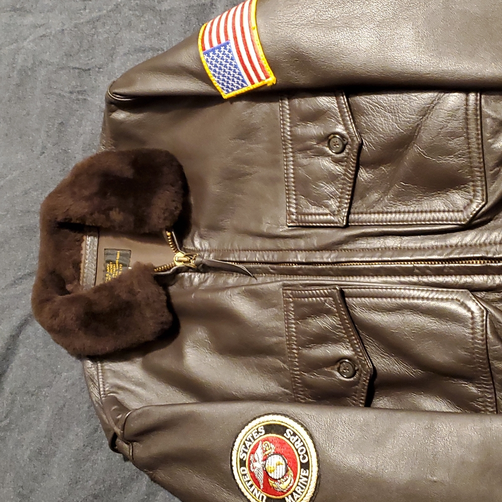 Bauer Us Navy G1 Flight Jacket - Gem